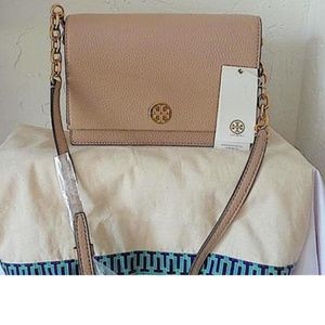 Tory Burch | Bags | Tory Burch Georgia Pebble Devon Sand With Tag ...